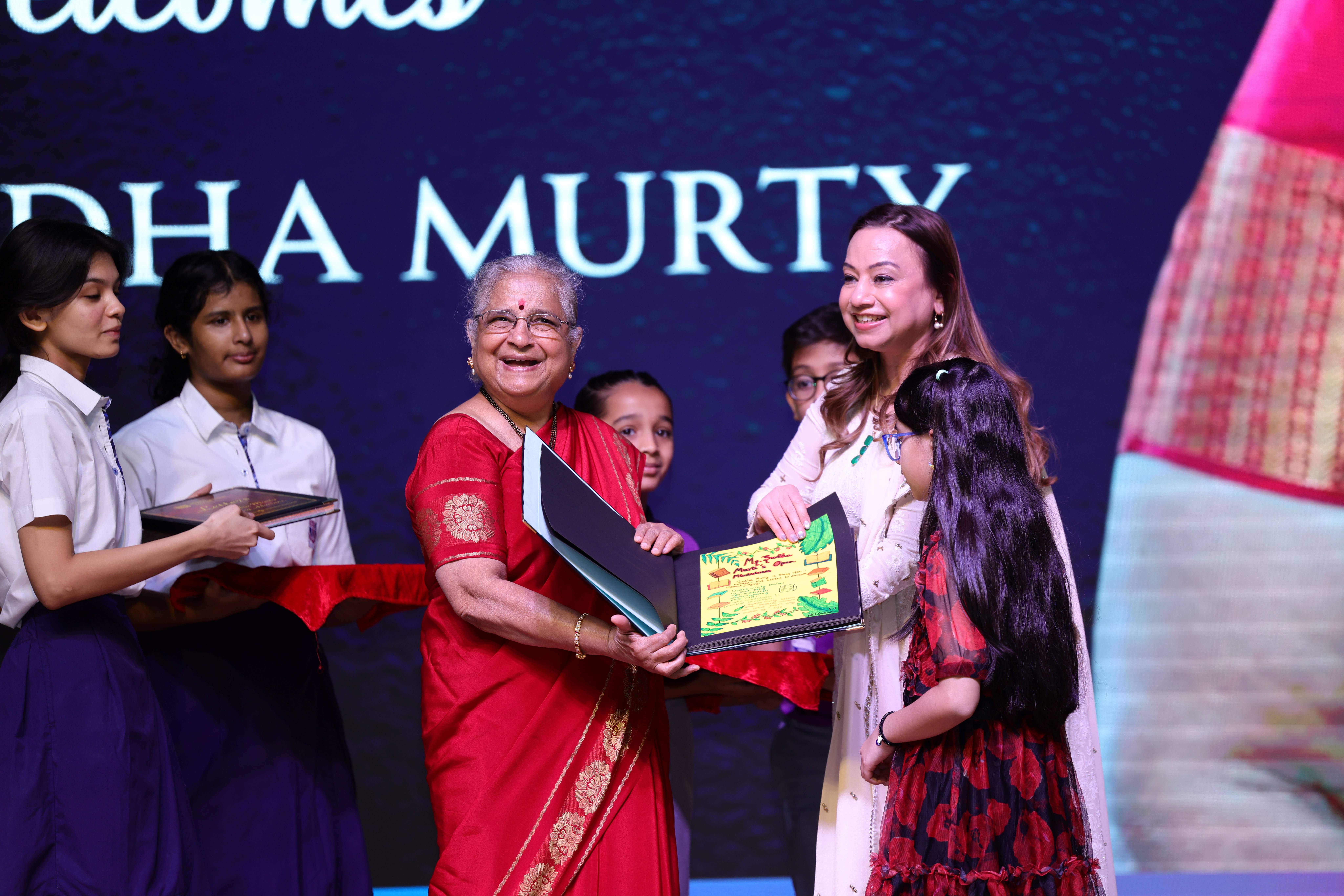 Bookflix 2025 Opens at Adani International School, Welcomes Mrs Sudha ...